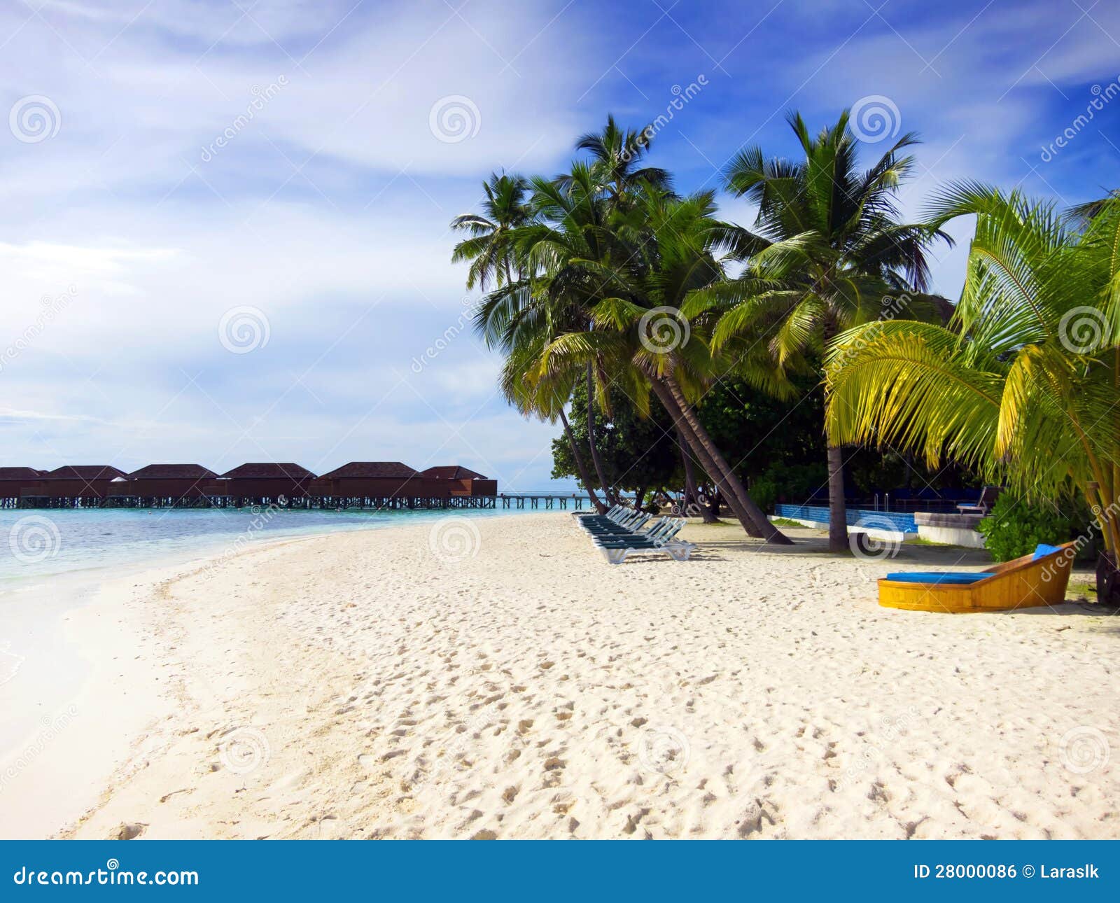 Malediven-Strand stockfoto. Bild von sand, malediven - 28000086