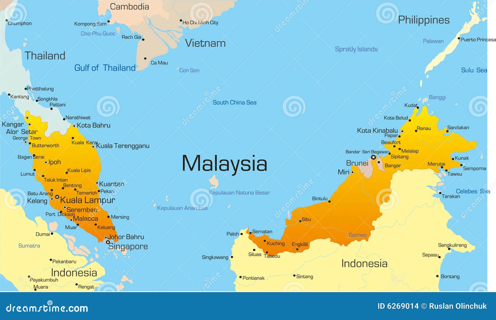 Maleisië vector illustratie. Illustration of zaken, zwart - 6269014