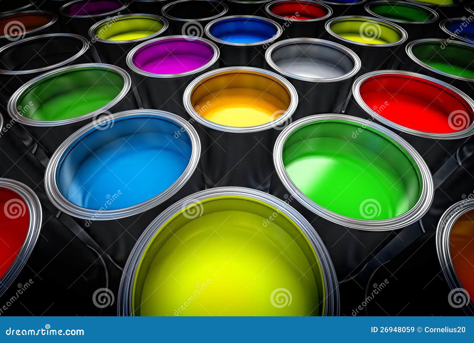 Malen Sie Dosen stockbild. Bild von dekoration, metall - 26948059