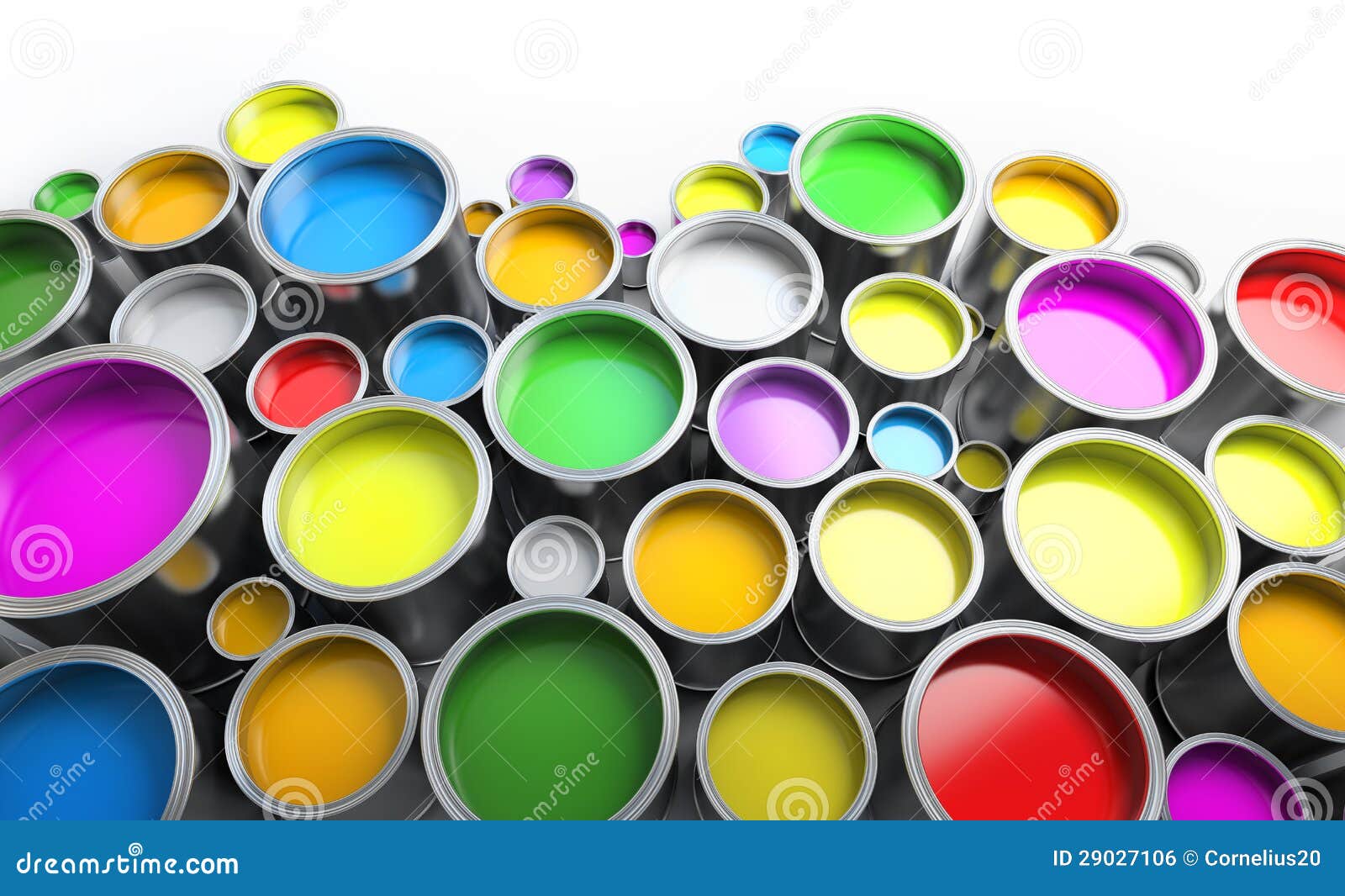 Malen Sie Dosen stock abbildung. Illustration von auszug - 29027106