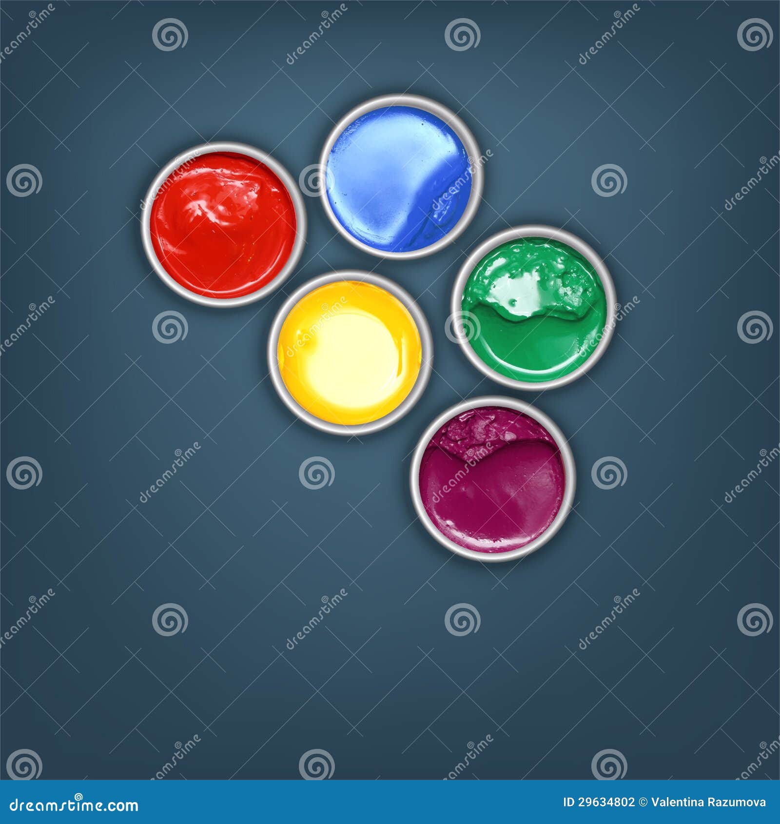 Malen Sie Dosen. vektor abbildung. Illustration von künstler - 29634802