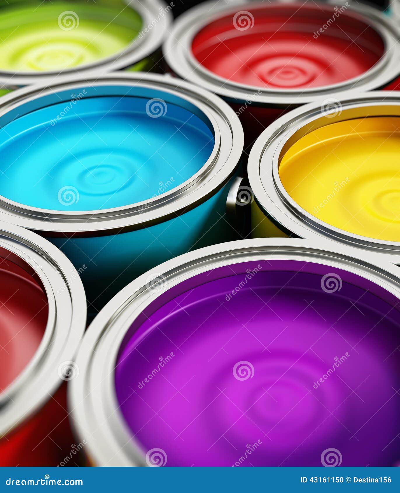Malen Sie Dosen stockfoto. Bild von zinn, vertikal, lack - 43161150