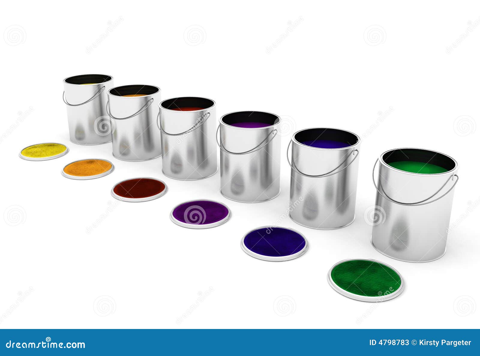 Malen Sie Dosen stock abbildung. Illustration von hintergrund - 4798783