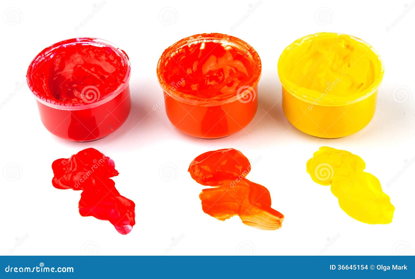 Malen Sie Dosen Und Kleckse Der Farbe Stockfoto - Bild von gruppe, hell ...