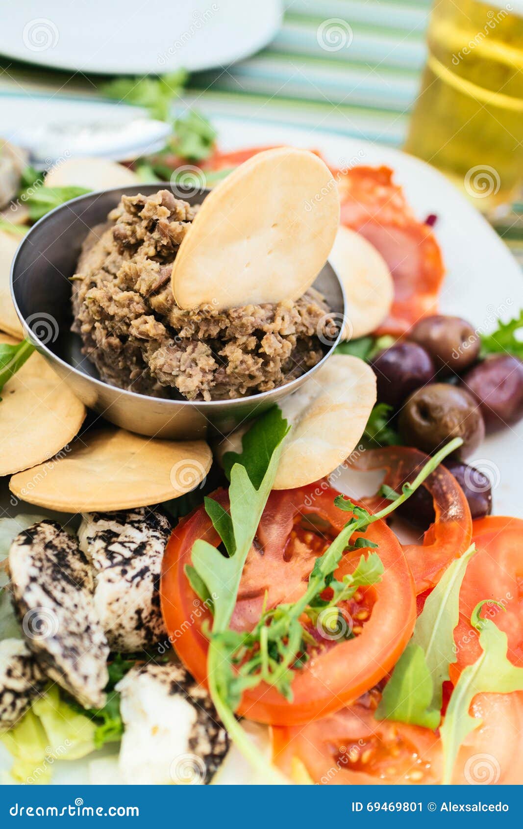Maletese snack stock image. Image of plate, traditional - 69469801