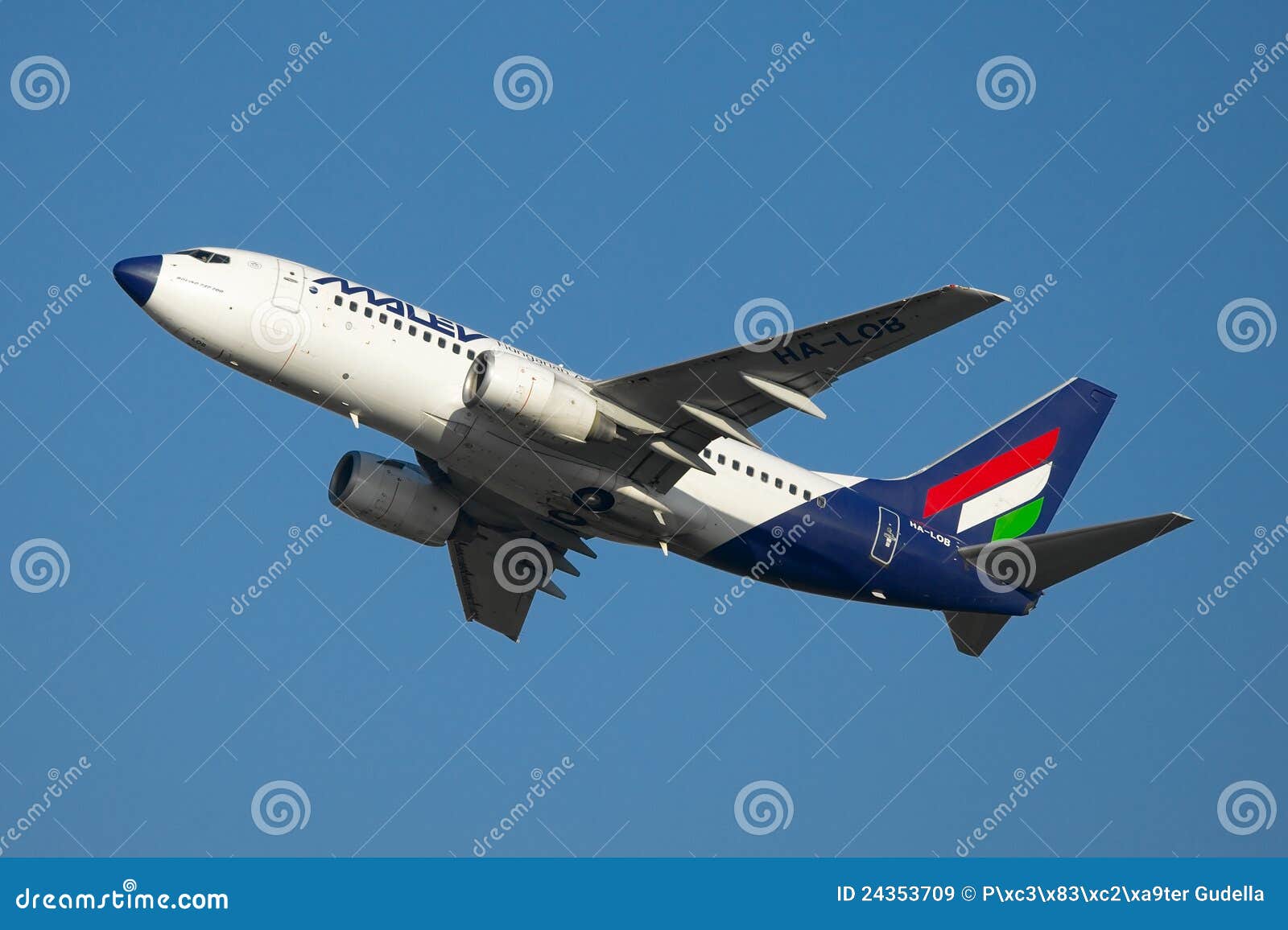 Malev Airliner editorial stock image. Image of gear, airplane - 24353709