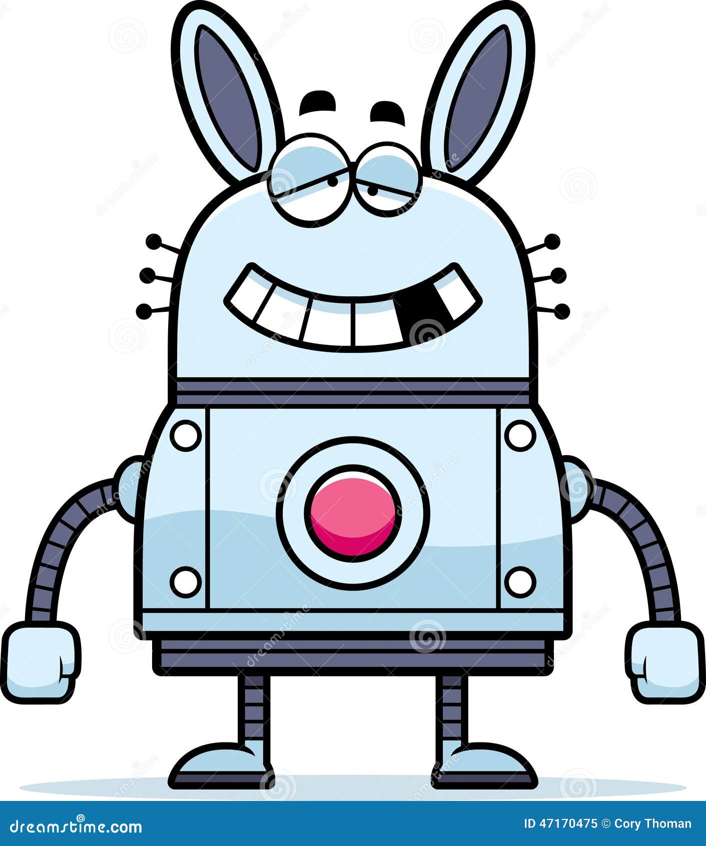 Malfunctioning Robot Rabbit Stock Vector - Illustration of robot, clip ...