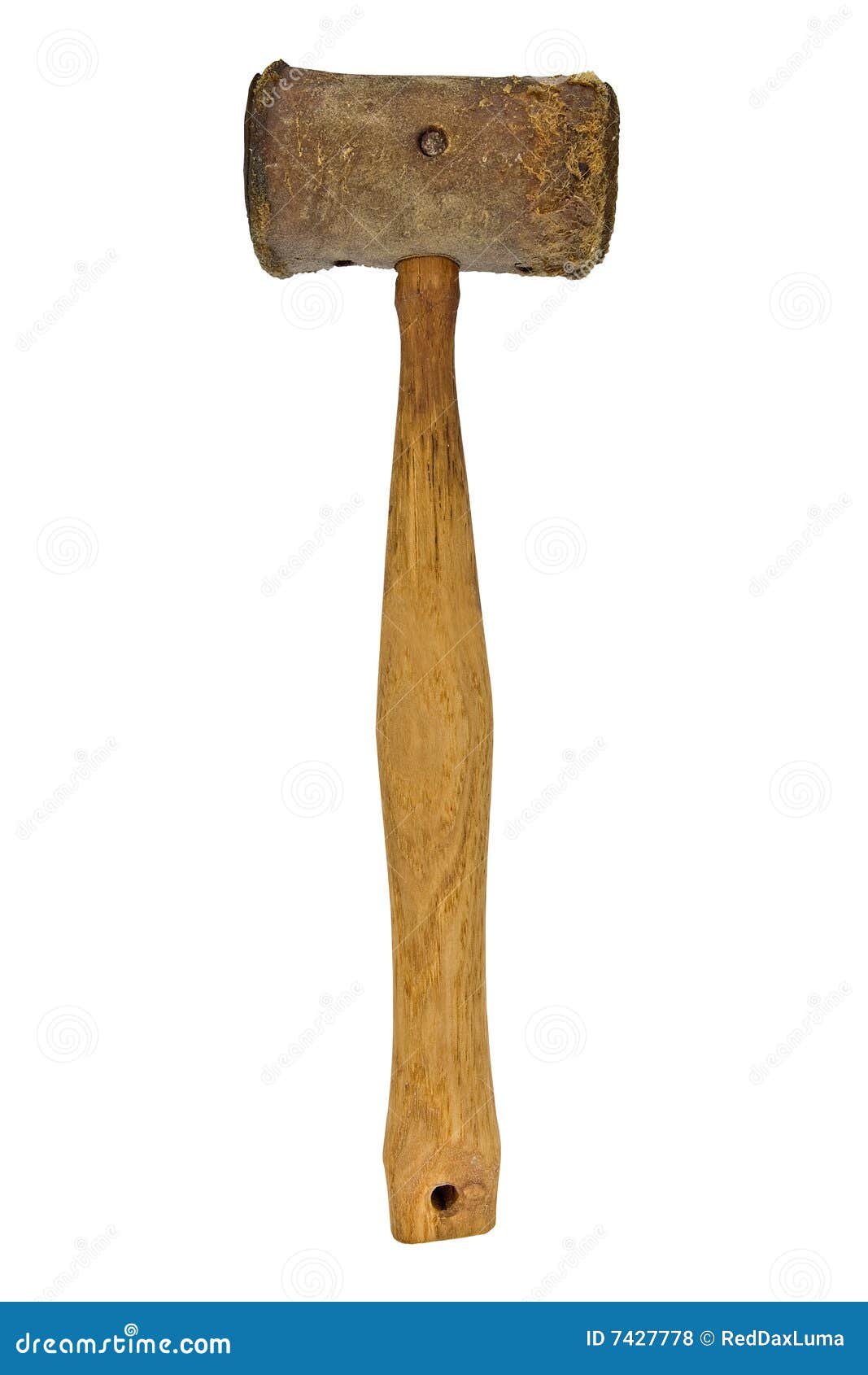 Malho Do Couro Cru Do Vintage Foto de Stock - Imagem de malho ...