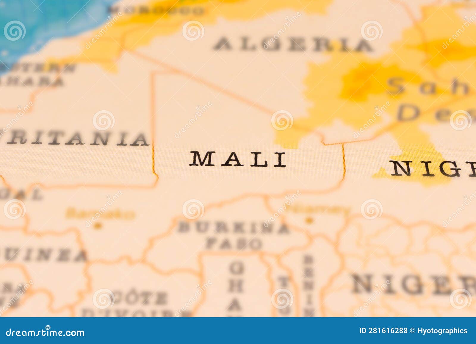 mali location on the world map