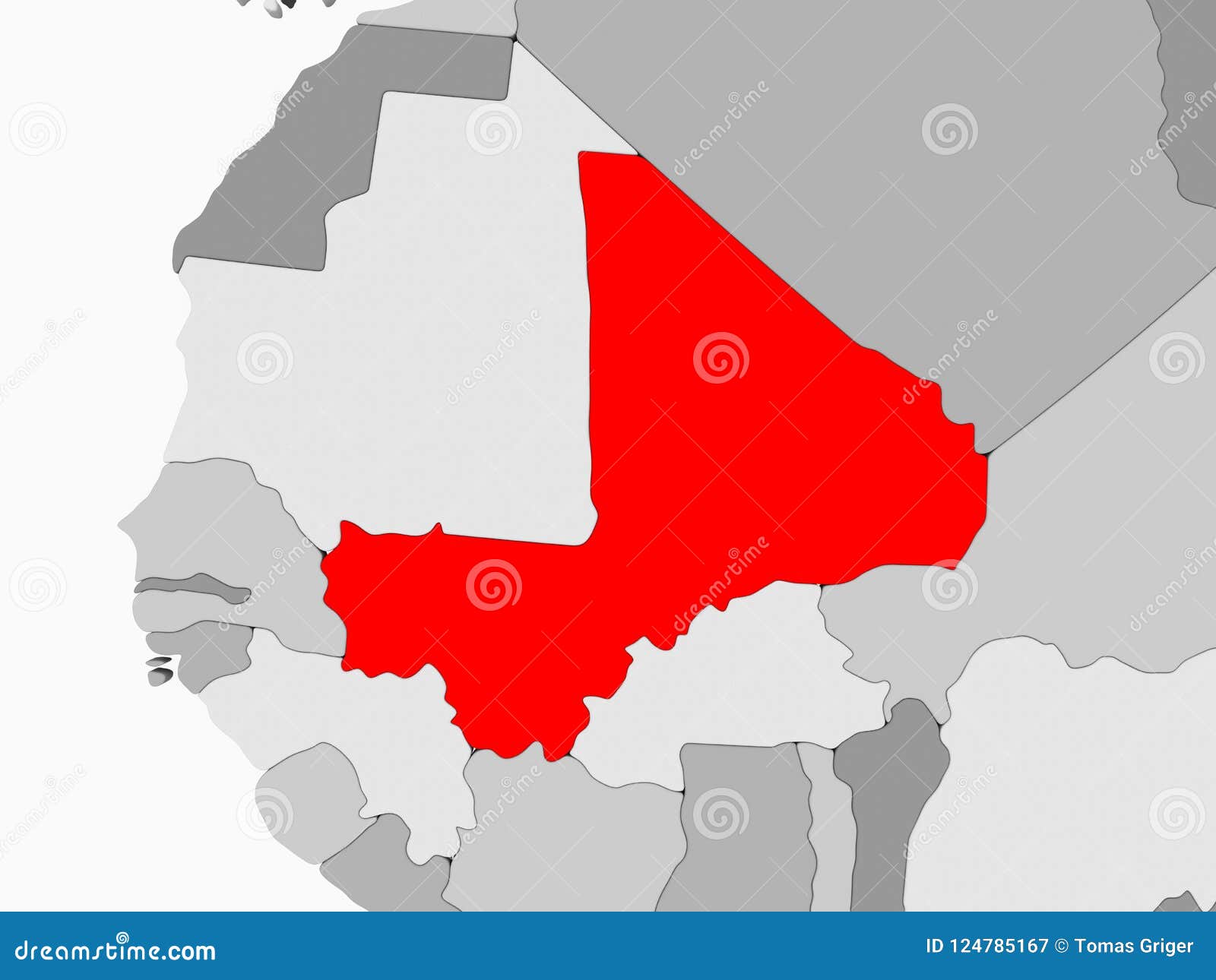 Map of Mali stock illustration. Illustration of transparent - 124785167