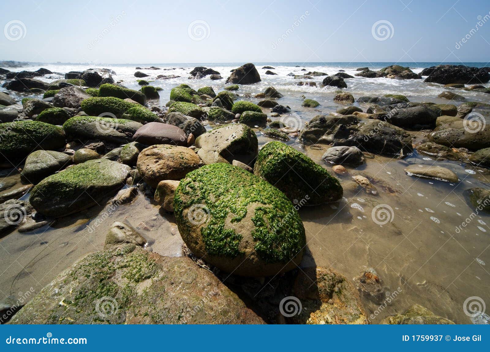 Malibu Beachscape 8 stock image. Image of pacific, angle - 1759937