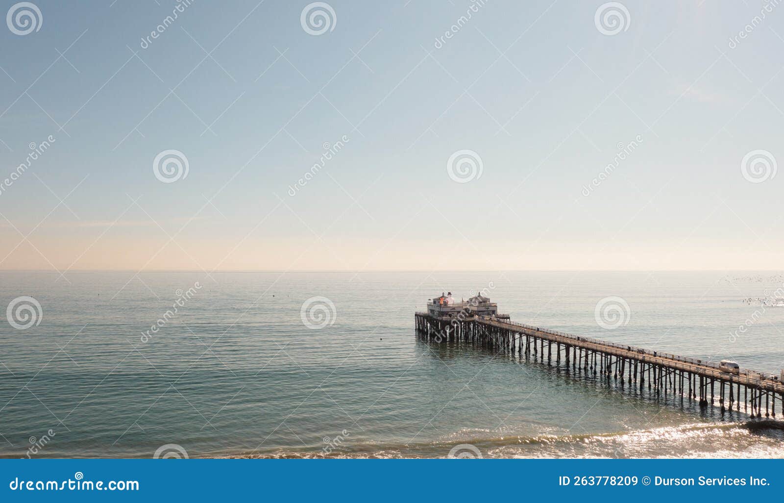 The Malibu Pier in Malibu, California Stock Image - Image of beach, scene: 263778209