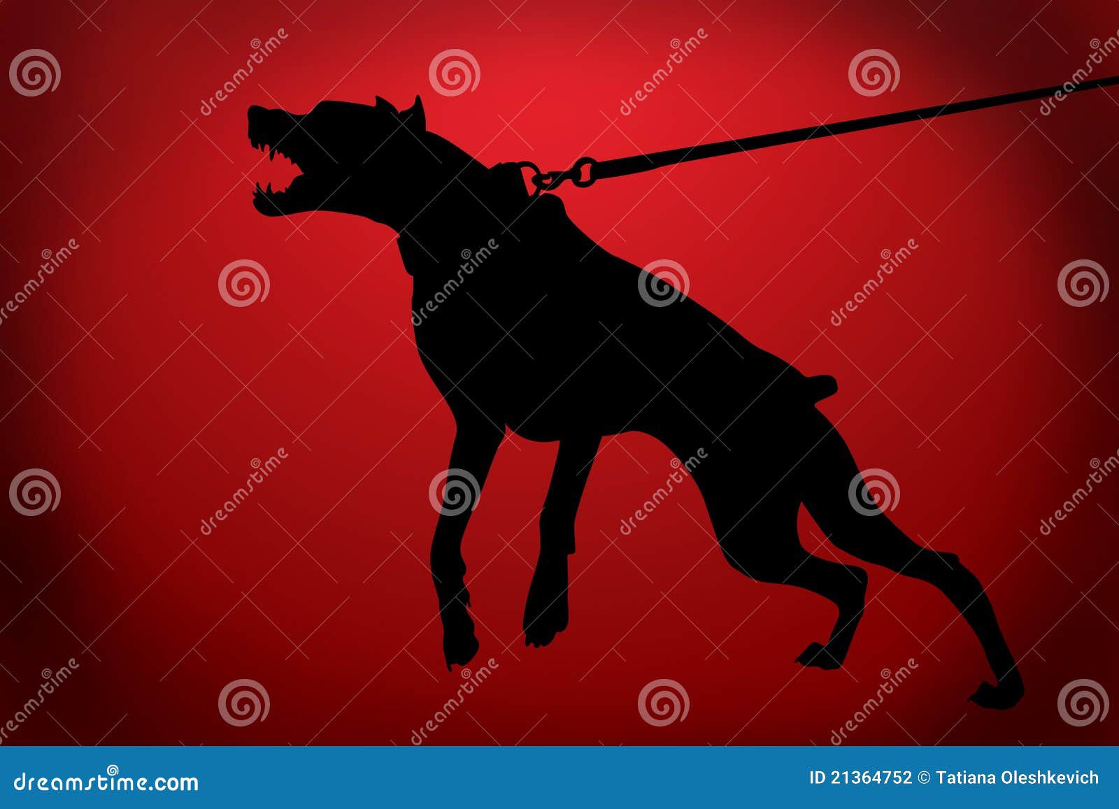 The Malicious Doberman Dog Stock Photo | CartoonDealer.com #21364752
