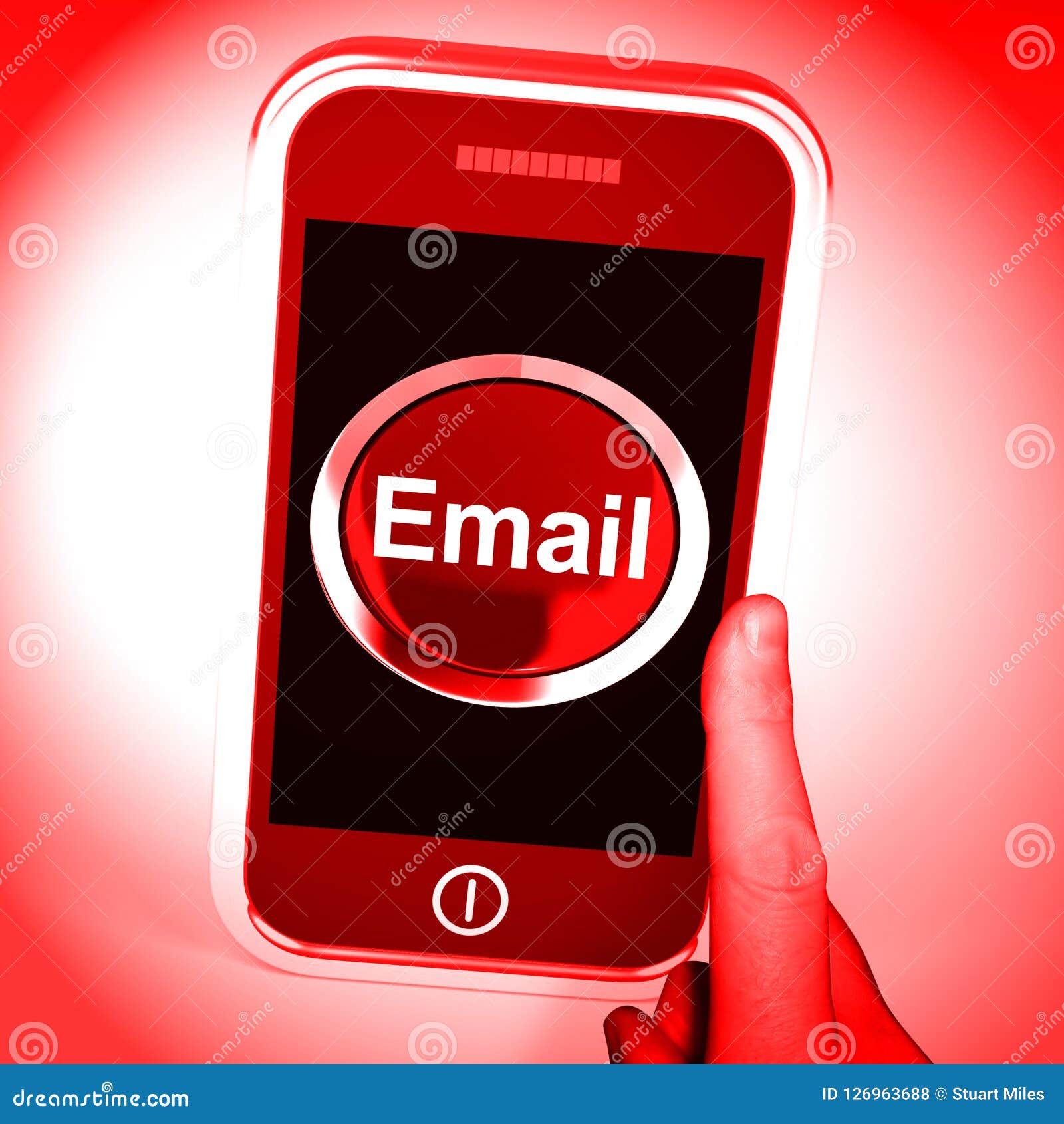 Malicious Emails Spam Malware Alert 3d Rendering Stock Illustration ...