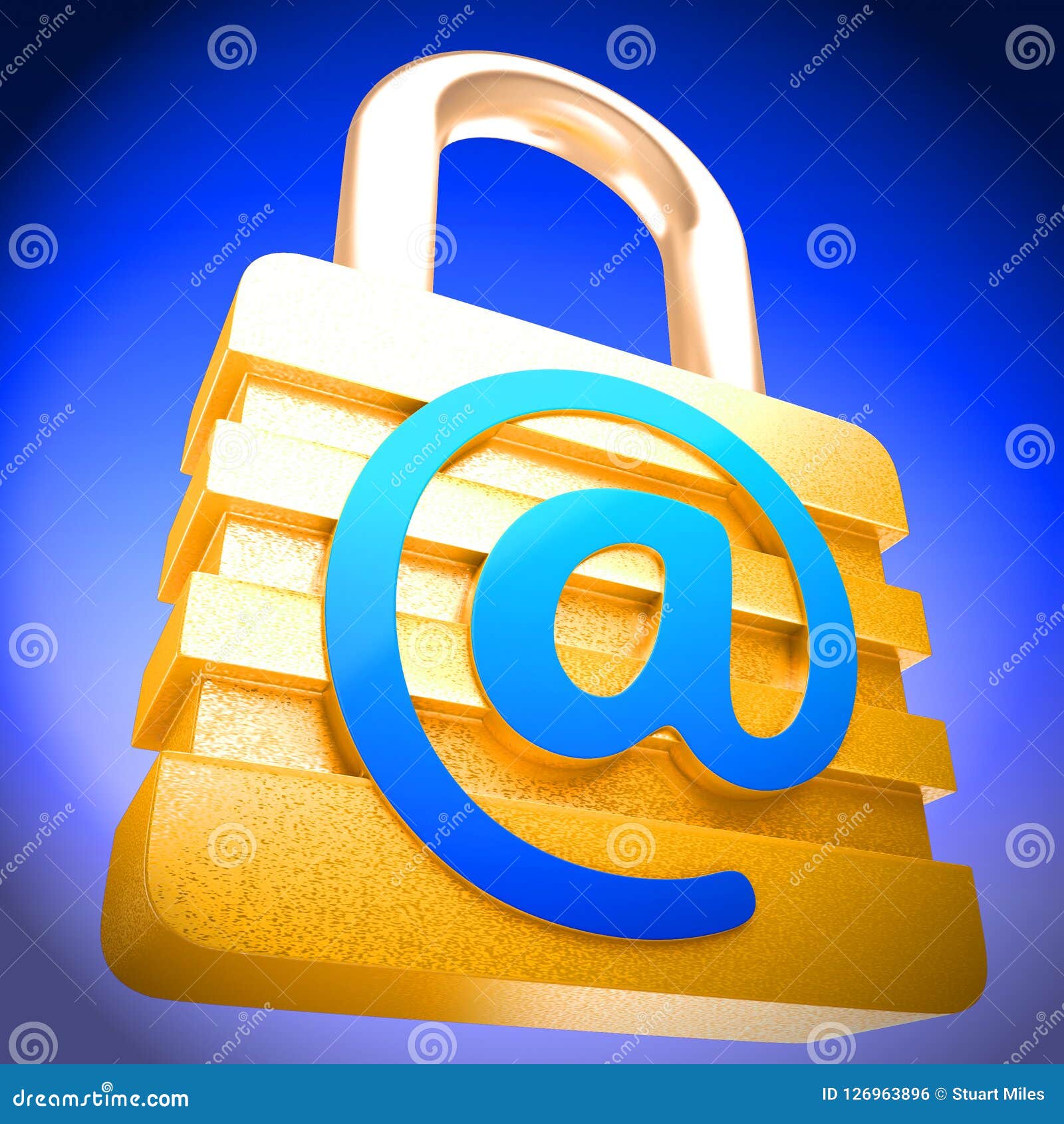 Malicious Emails Spam Malware Alert 3d Rendering Stock Illustration ...