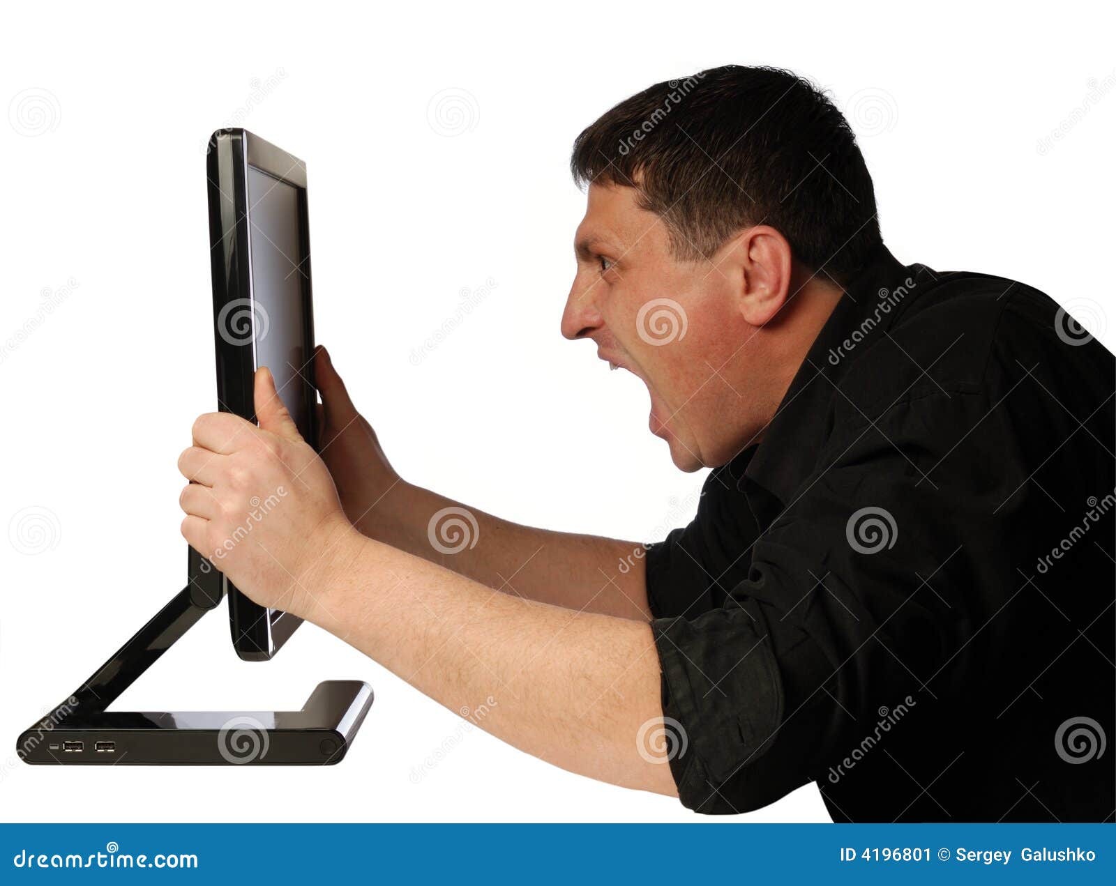 Malicious the man stock image. Image of male, deadline - 4196801