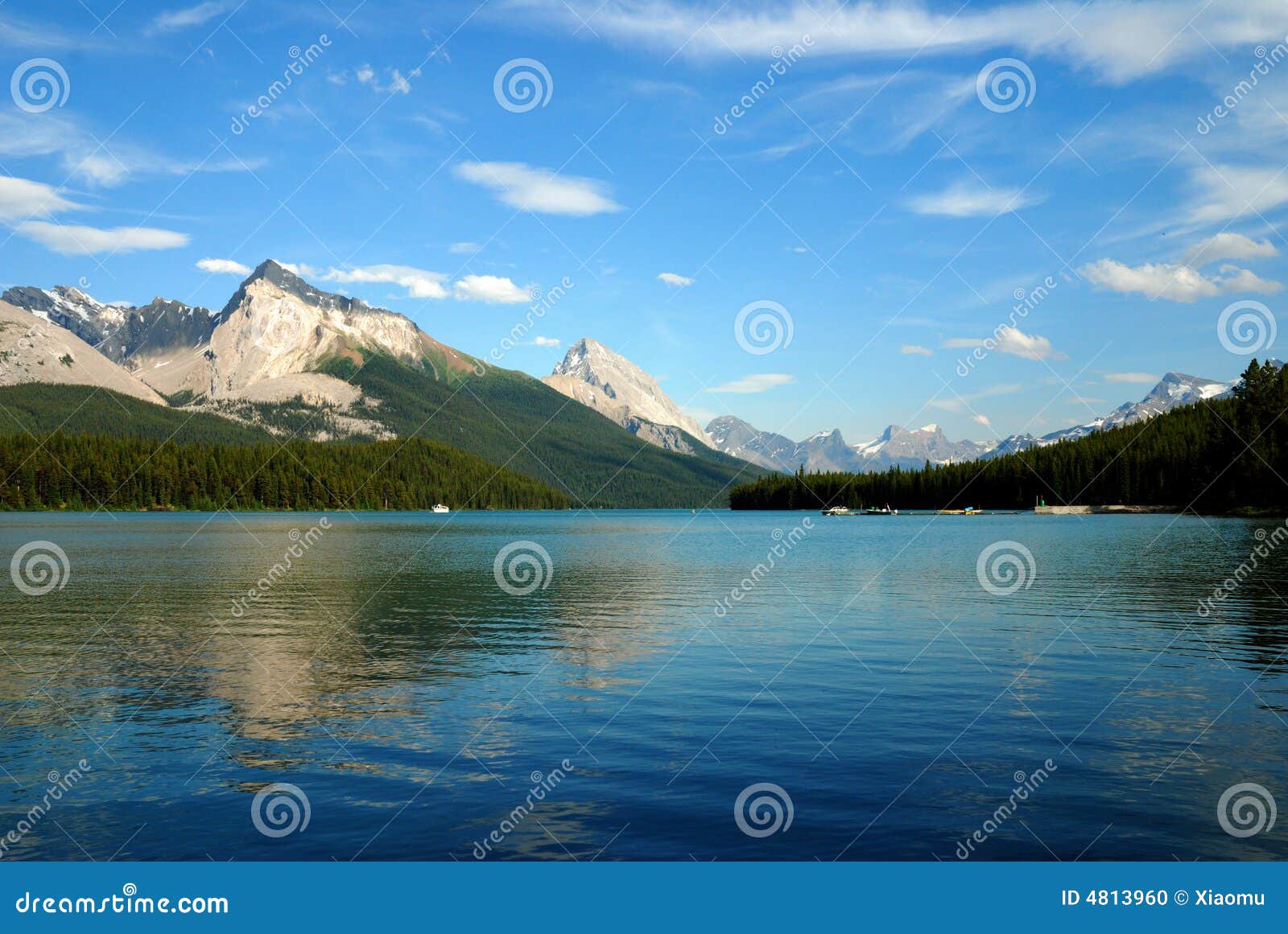 Maligne Lake , Jasper National Park Royalty-Free Stock Photo ...