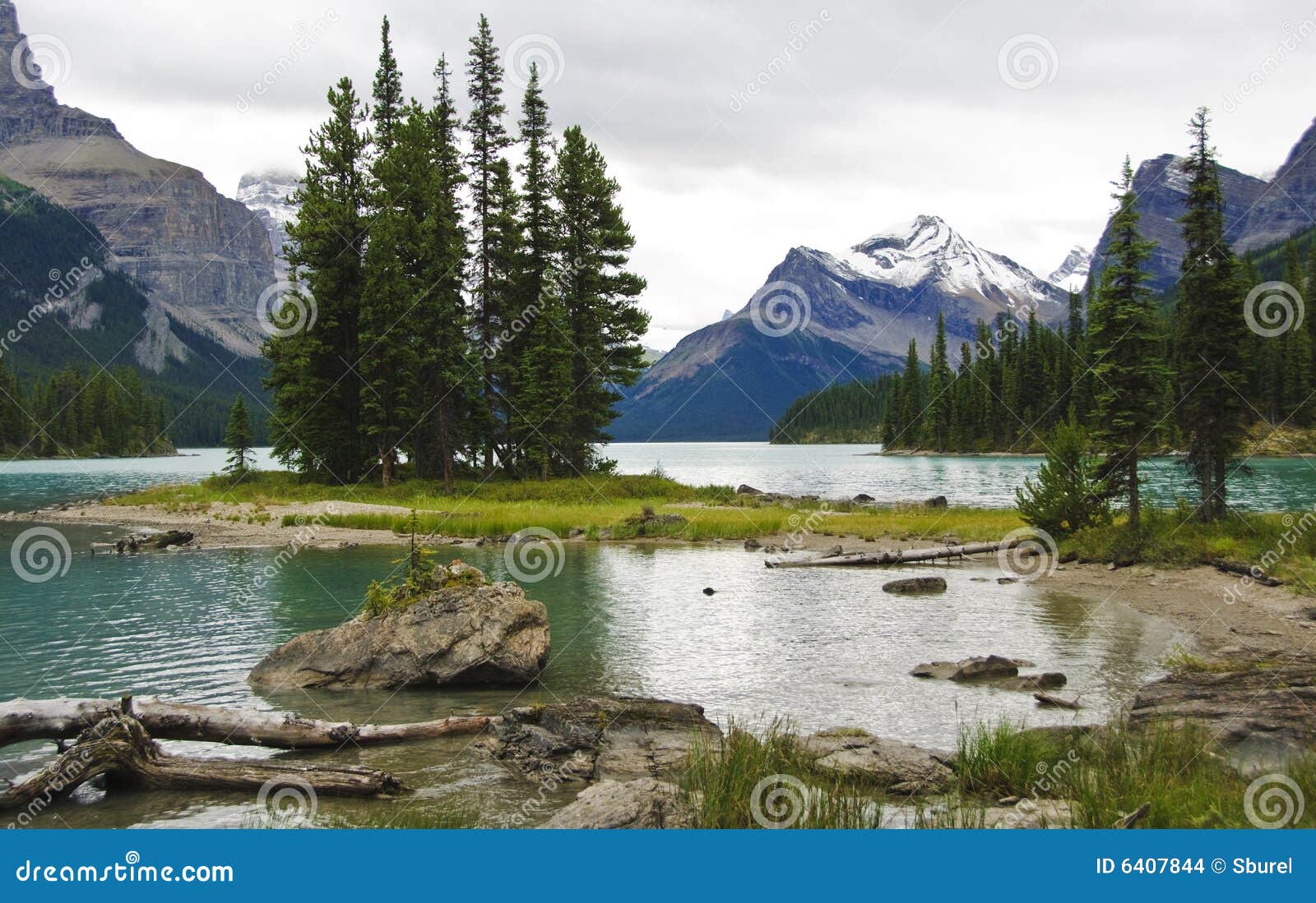 Maligne Lake , Jasper National Park Royalty-Free Stock Photo ...