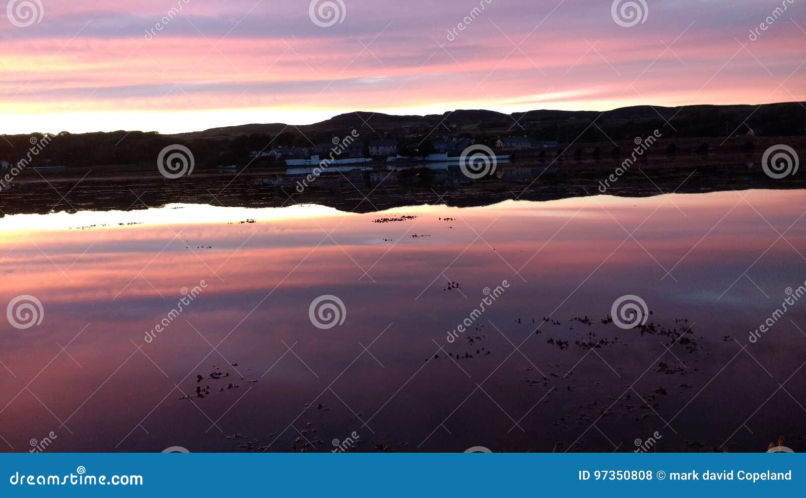 Malin town scene stock photo. Image of scene, reflect - 97350808