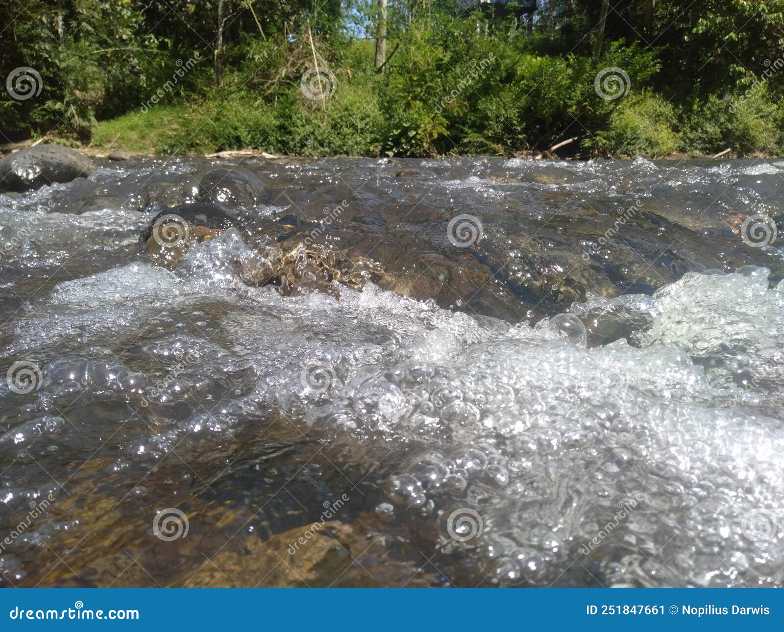 Malinau River Flow North Kalimantan Stock Image - Image of kalimantan ...