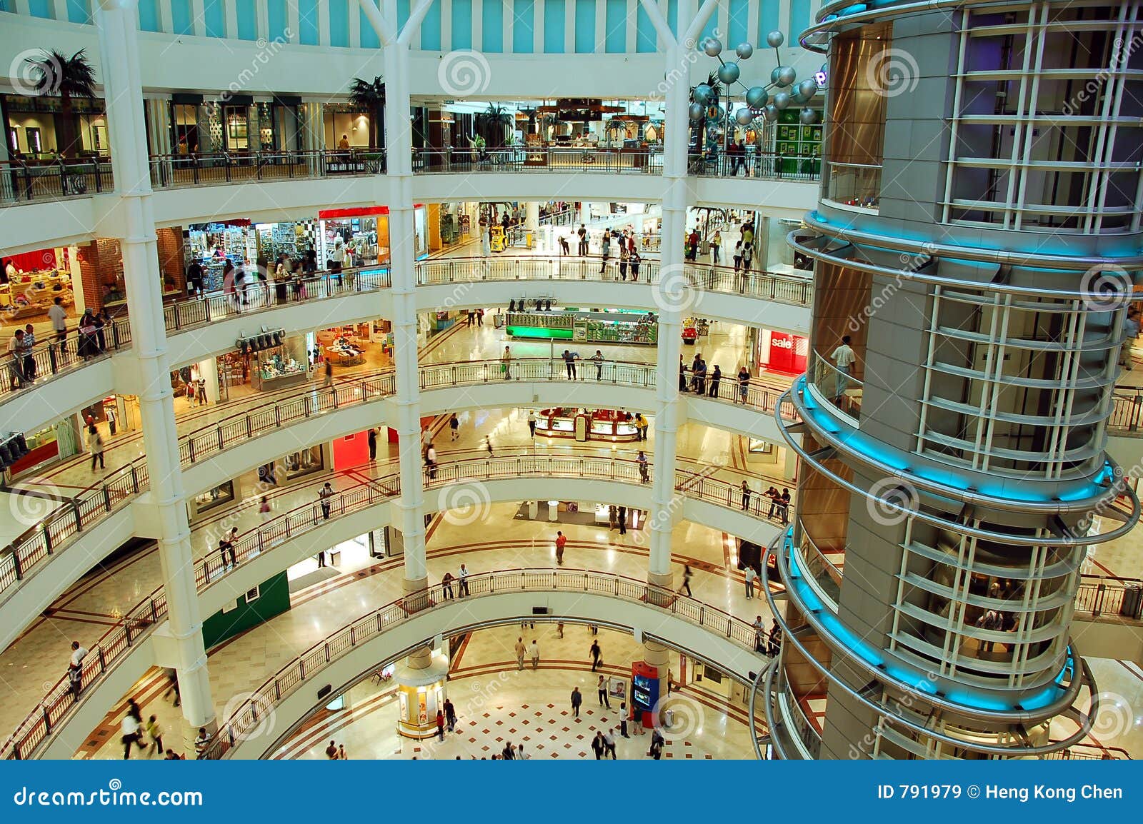 Mall stock image. Image of balcony, lifts, departmental - 791979