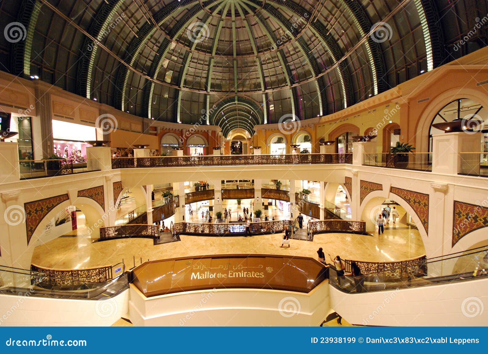Mall of the Emirates editorial stock image. Image of building - 23938199