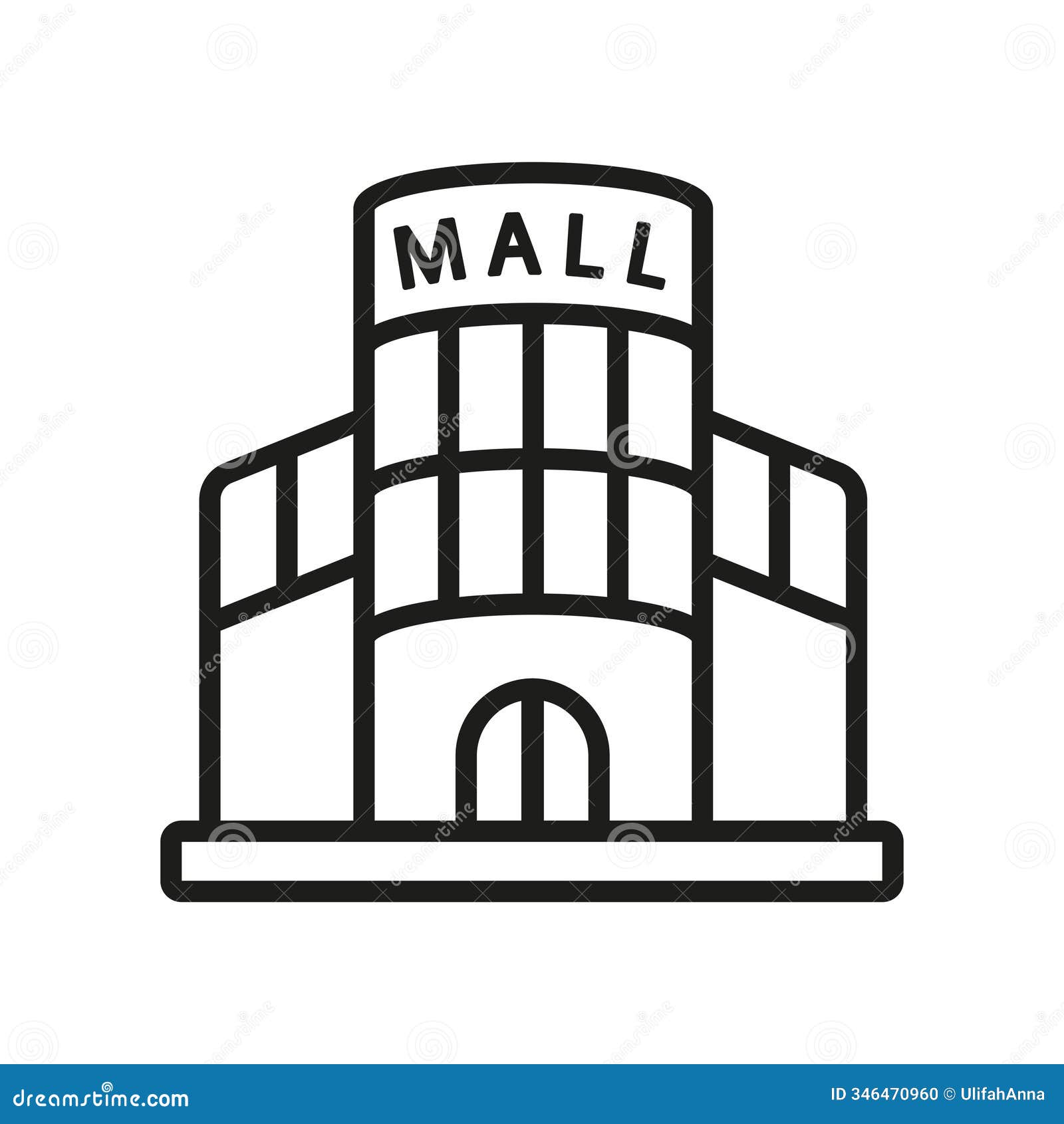 Mall Icon Vector Design Templates Simple and Modern Stock Illustration ...