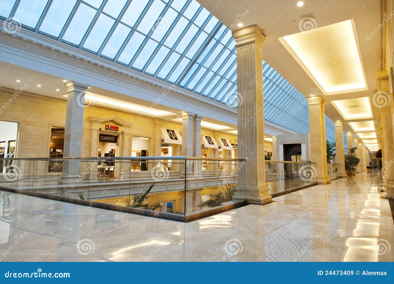 Mall interior editorial stock image. Image of design - 24473409