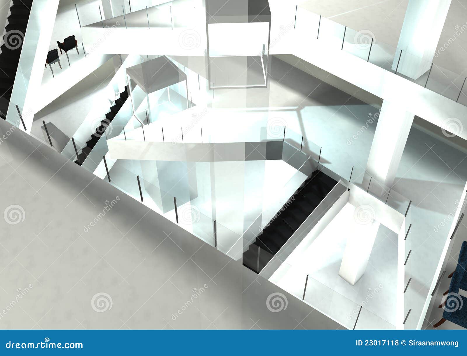 Mall interior design stock illustration. Illustration of boutique ...