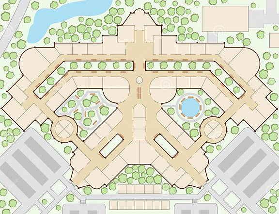 Mall map stock vector. Illustration of layout, store - 22004471