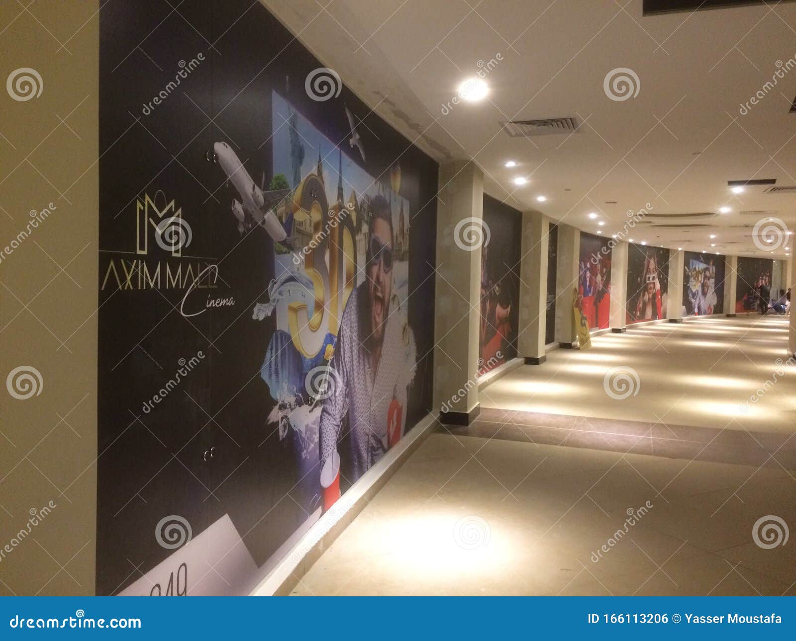 Mall Mounted Pvc Vinyl Sticker on Glass Editorial Photo - Image of ...