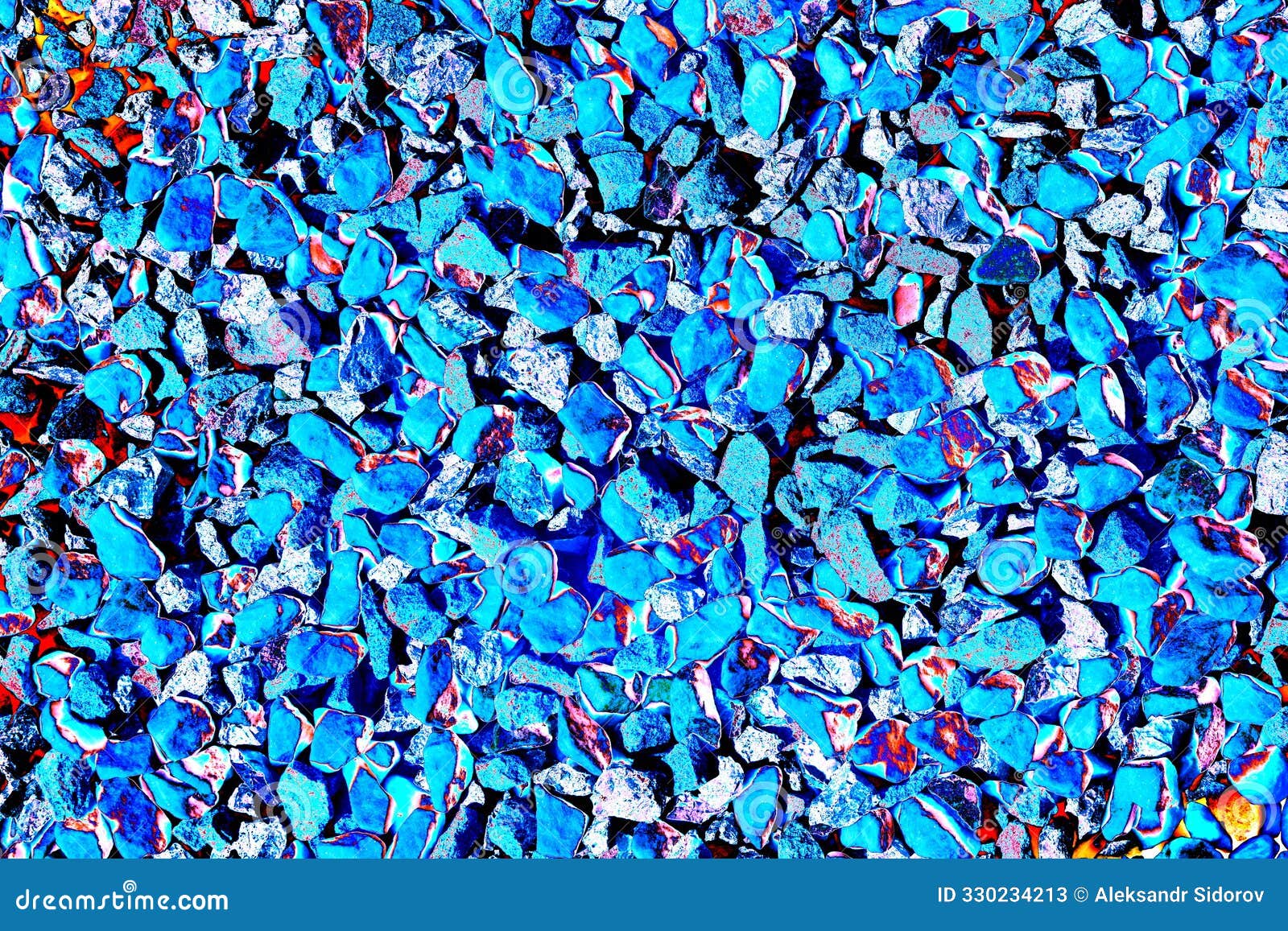 Mall Multicolored Decorative Pebbles for Design, Changed Color Scheme ...