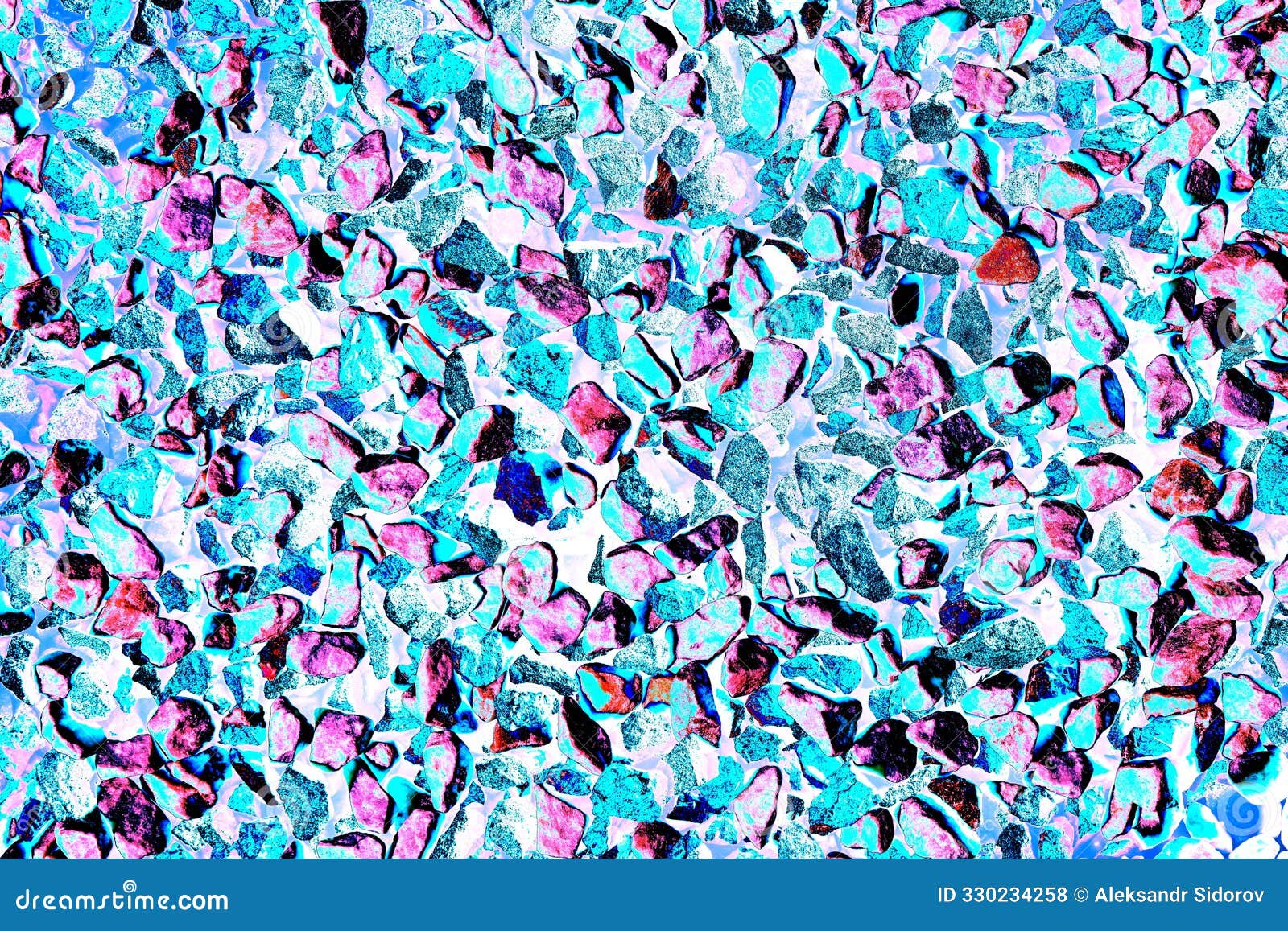 Mall Multicolored Decorative Pebbles for Design, Changed Color Scheme ...