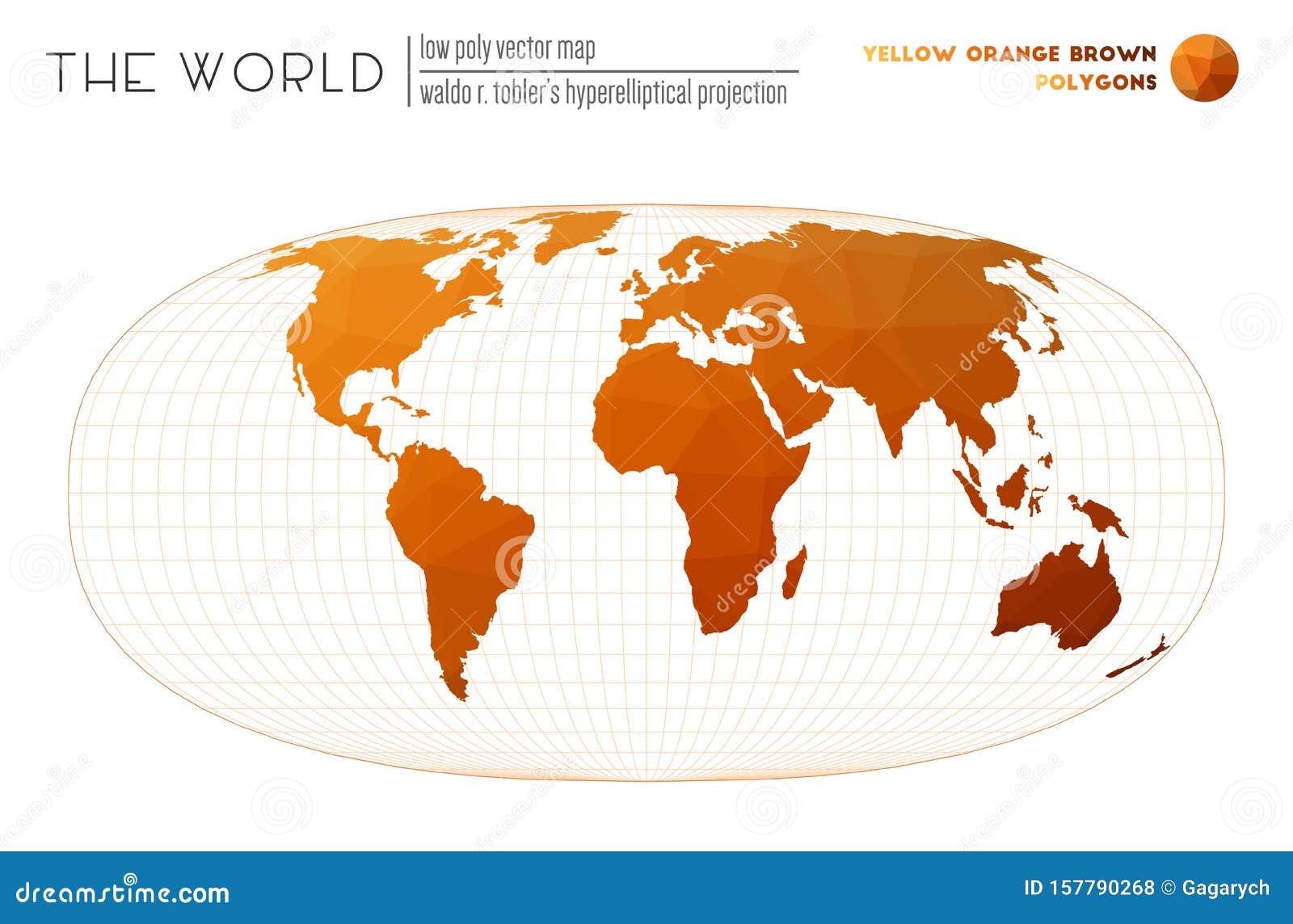 Malla triangular del mundo ilustración del vector. Ilustración de ...