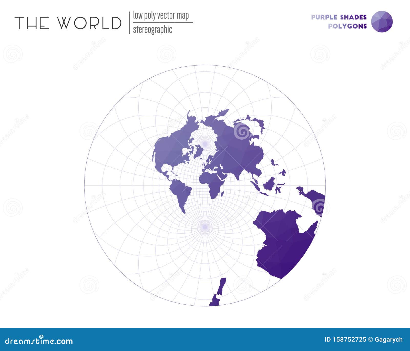Malla triangular del mundo ilustración del vector. Ilustración de ...
