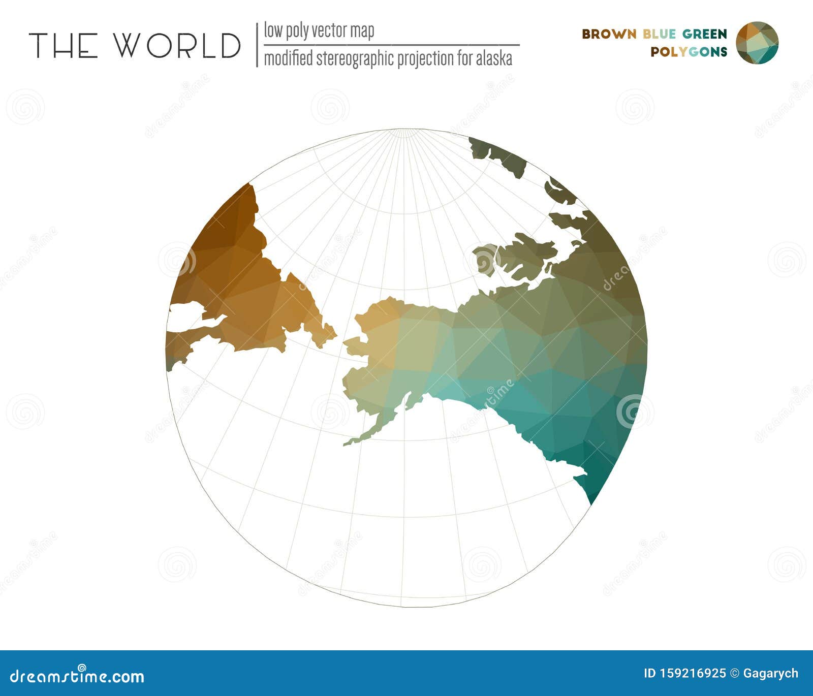 Malla triangular del mundo ilustración del vector. Ilustración de ...