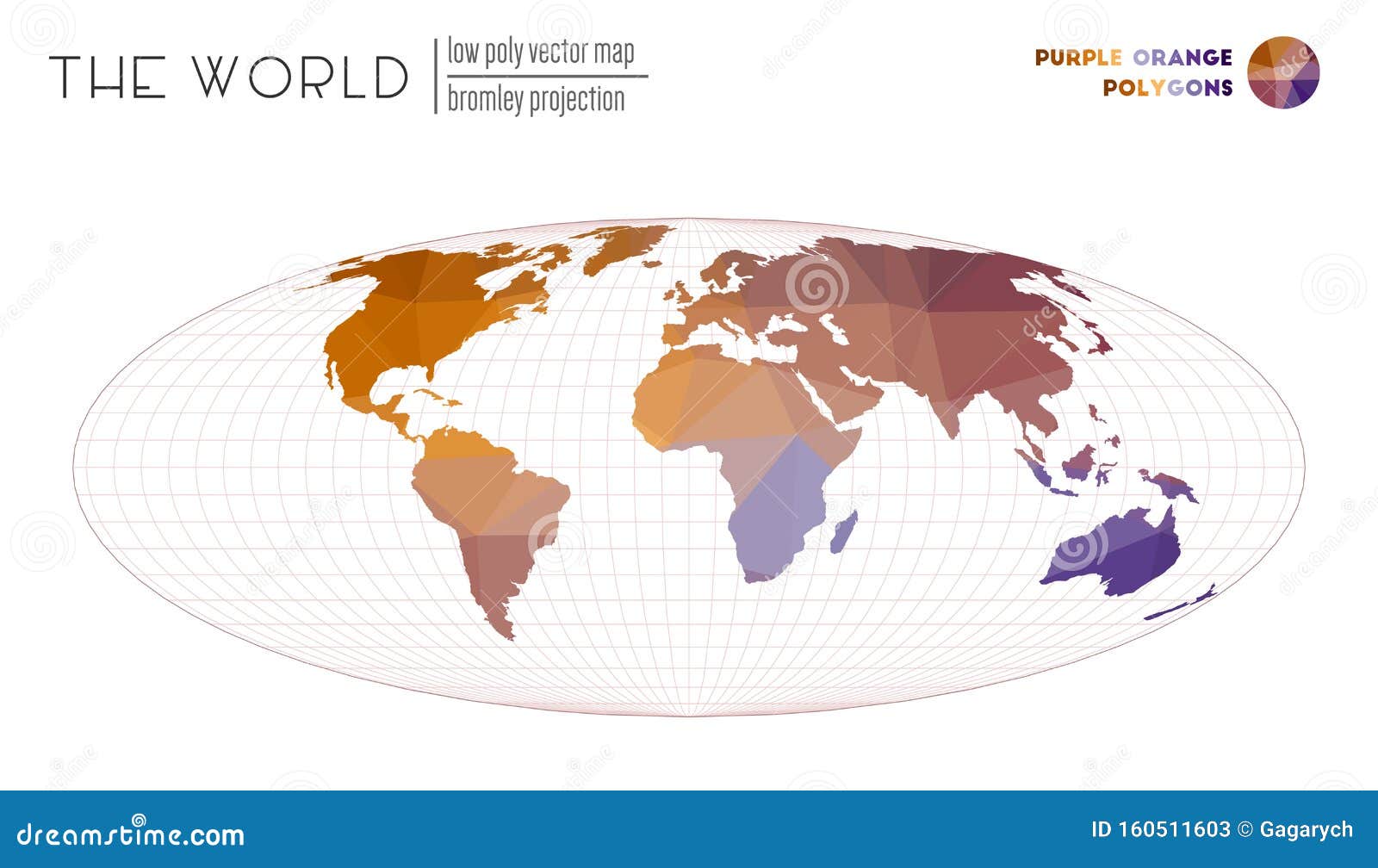 Malla triangular del mundo ilustración del vector. Ilustración de ...