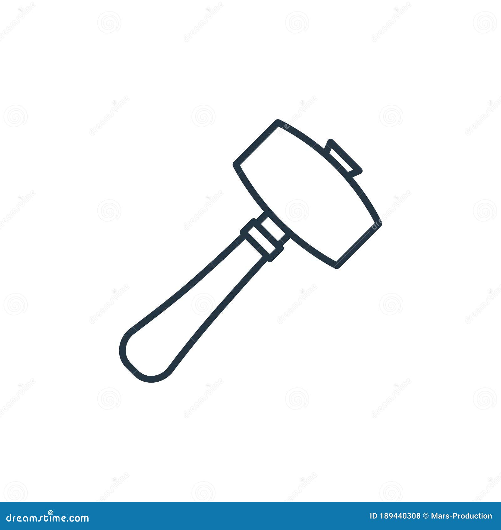 Mallet Outline Stock Illustrations – 3,365 Mallet Outline Stock ...