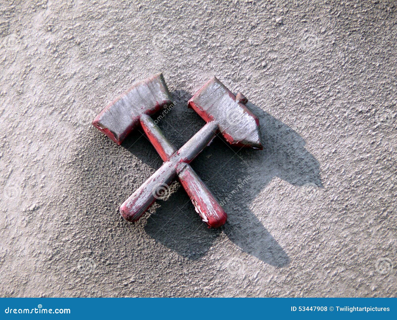 Mallets and iron stock photo. Image of mining, hammers - 53447908