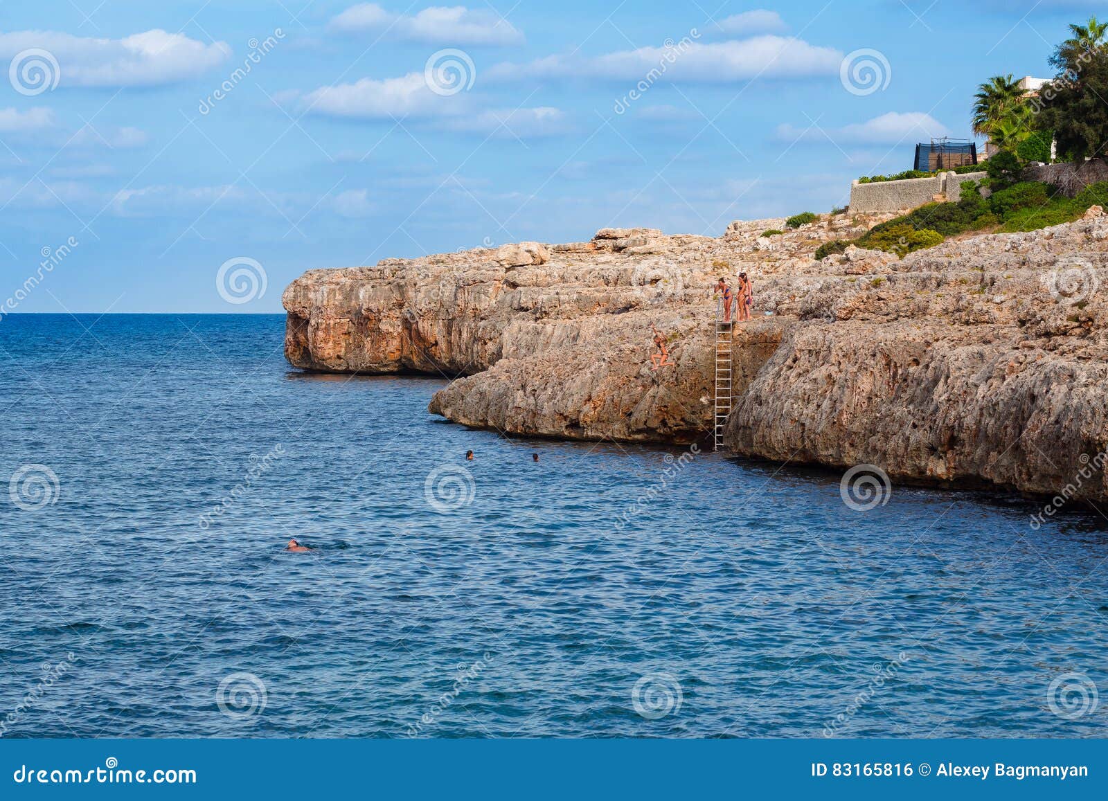 Mallorca Cliffs Jumping editorial photo. Image of architecture - 83165816