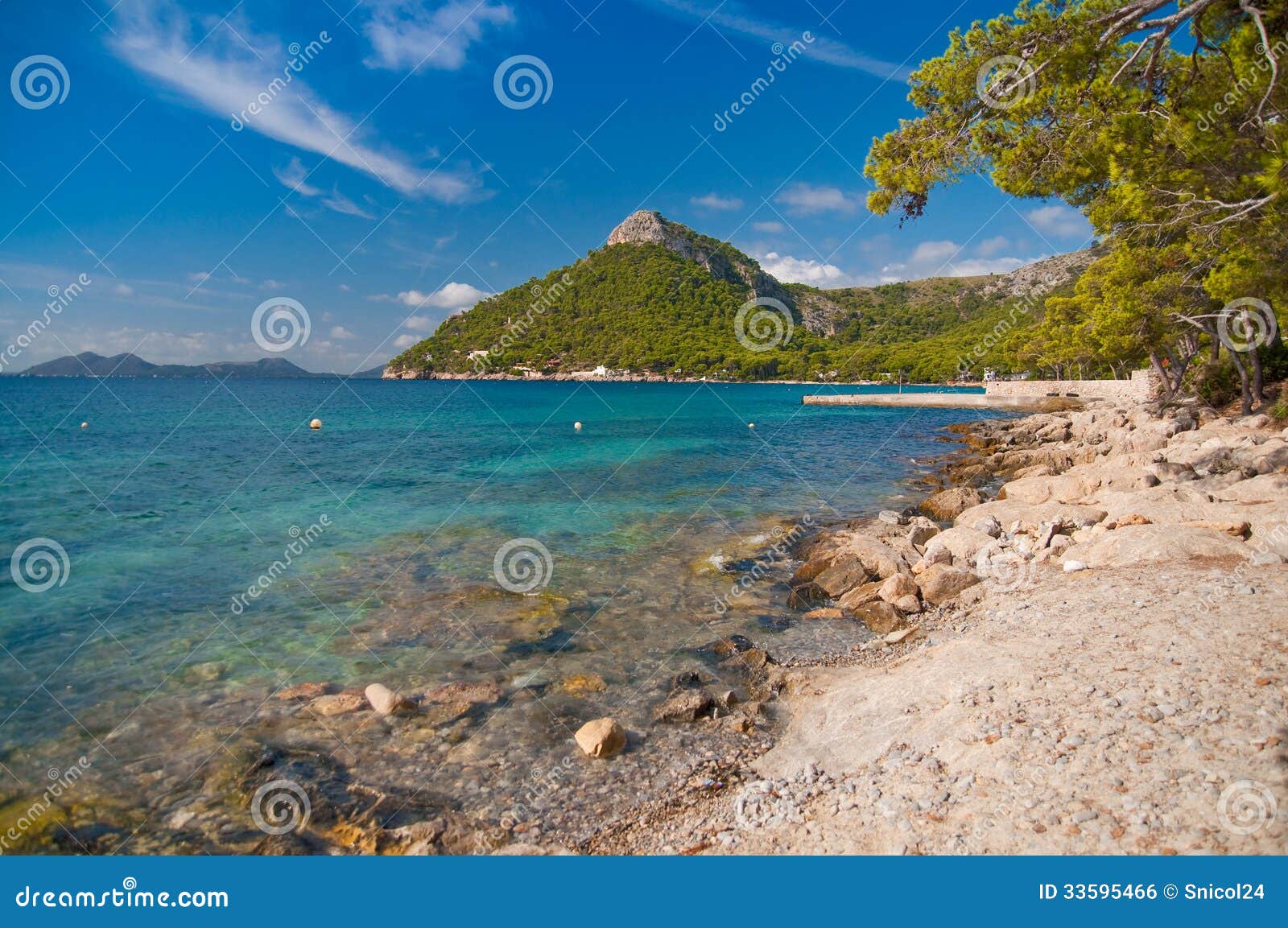 Mallorca Formentor beach stock photo. Image of formentor - 33595466