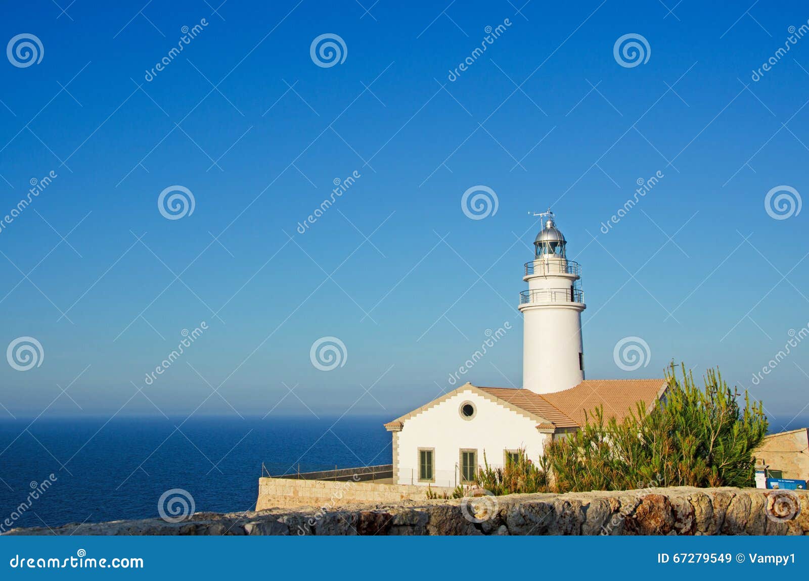 The Capdepera Lighthouse Located At The Easternmost Point Of Mallorca ...