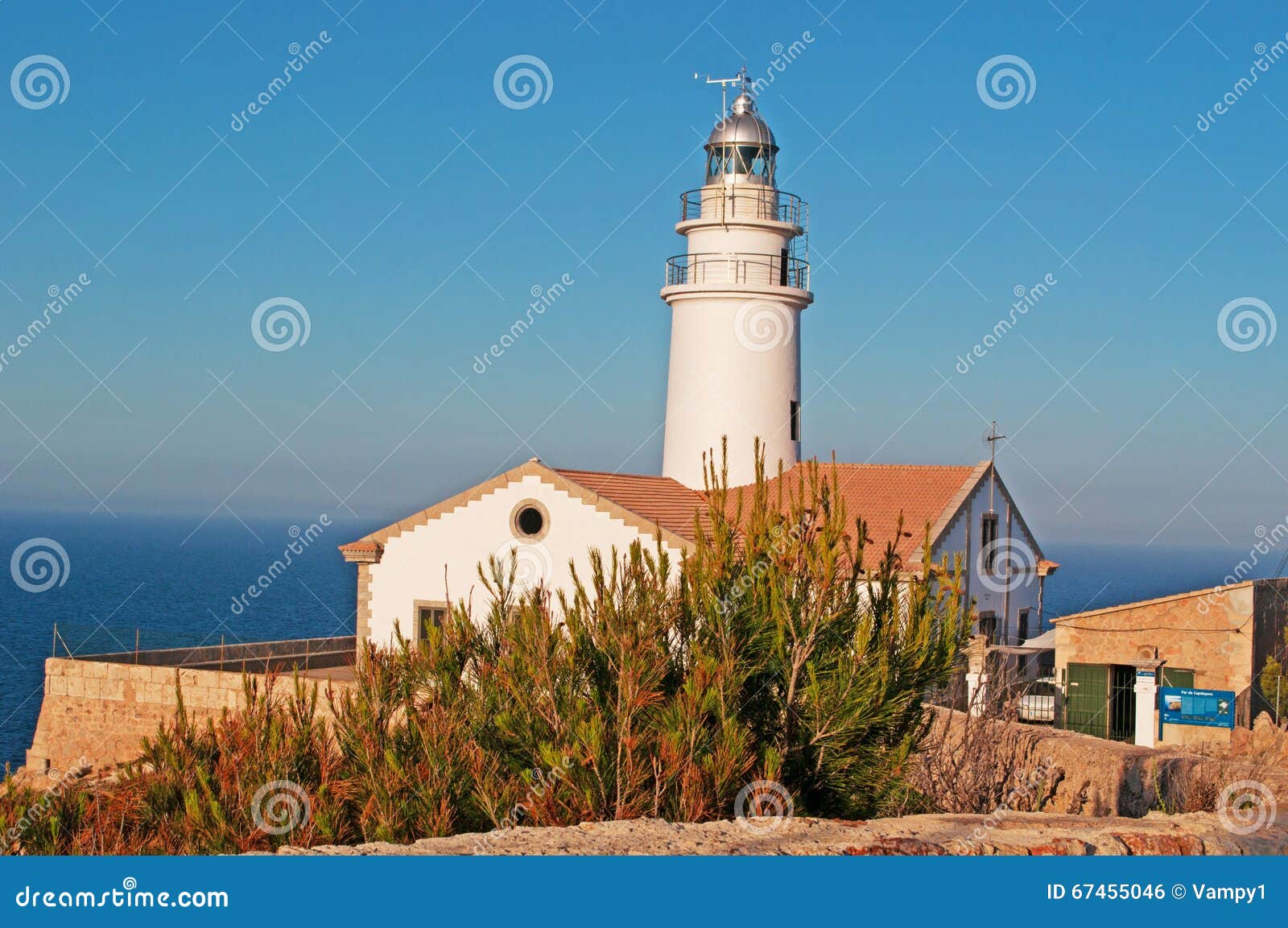 The Capdepera Lighthouse Located At The Easternmost Point Of Mallorca ...