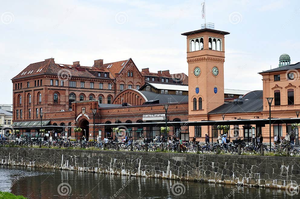 MalmÃ¶ Central Station stock image. Image of architecture - 28231921
