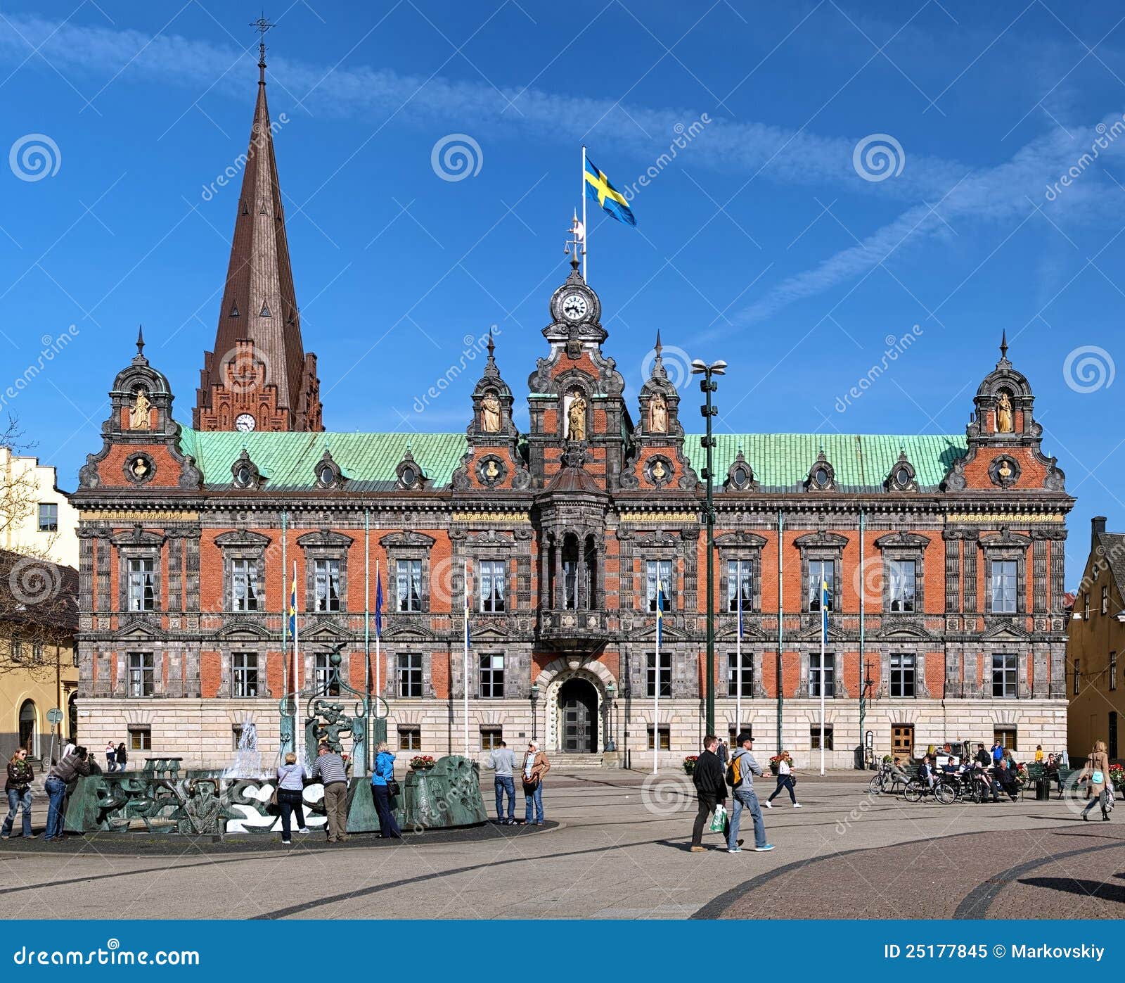 Malmo City Hall, Sweden editorial image. Image of famous - 25177845