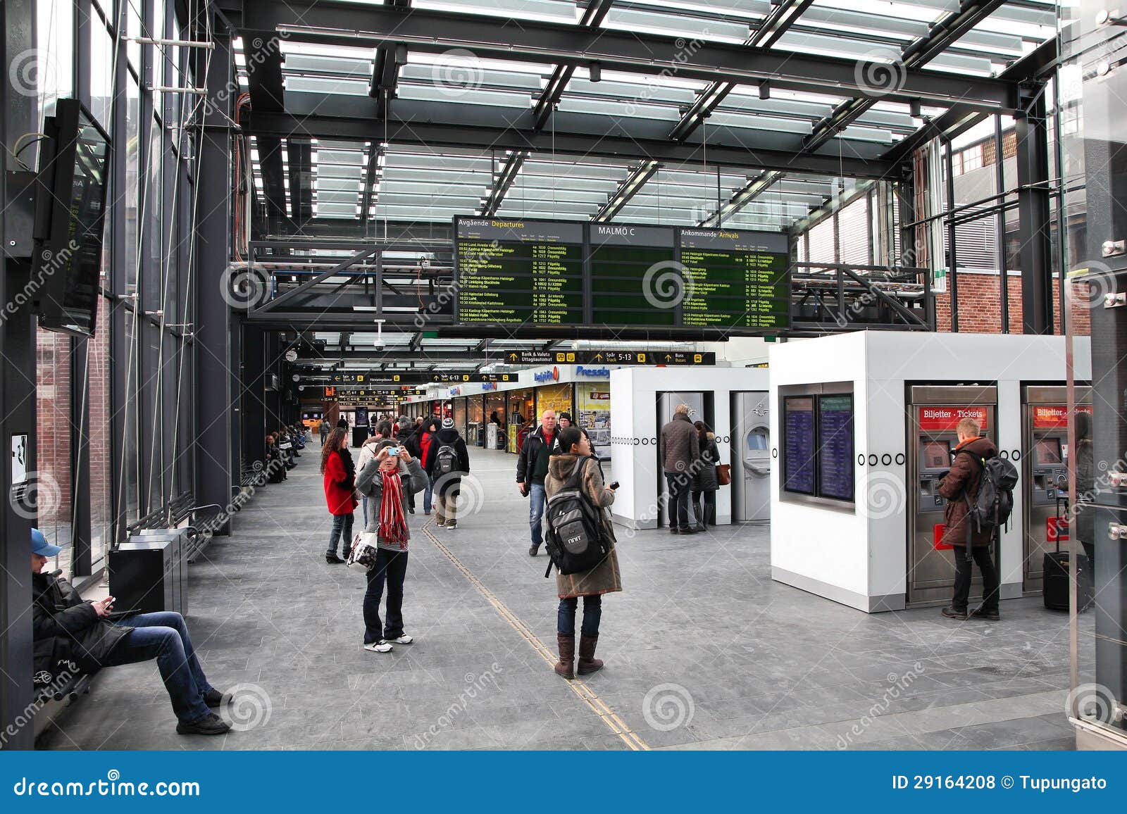 Malmo station, Sweden editorial stock photo. Image of sweden - 29164208