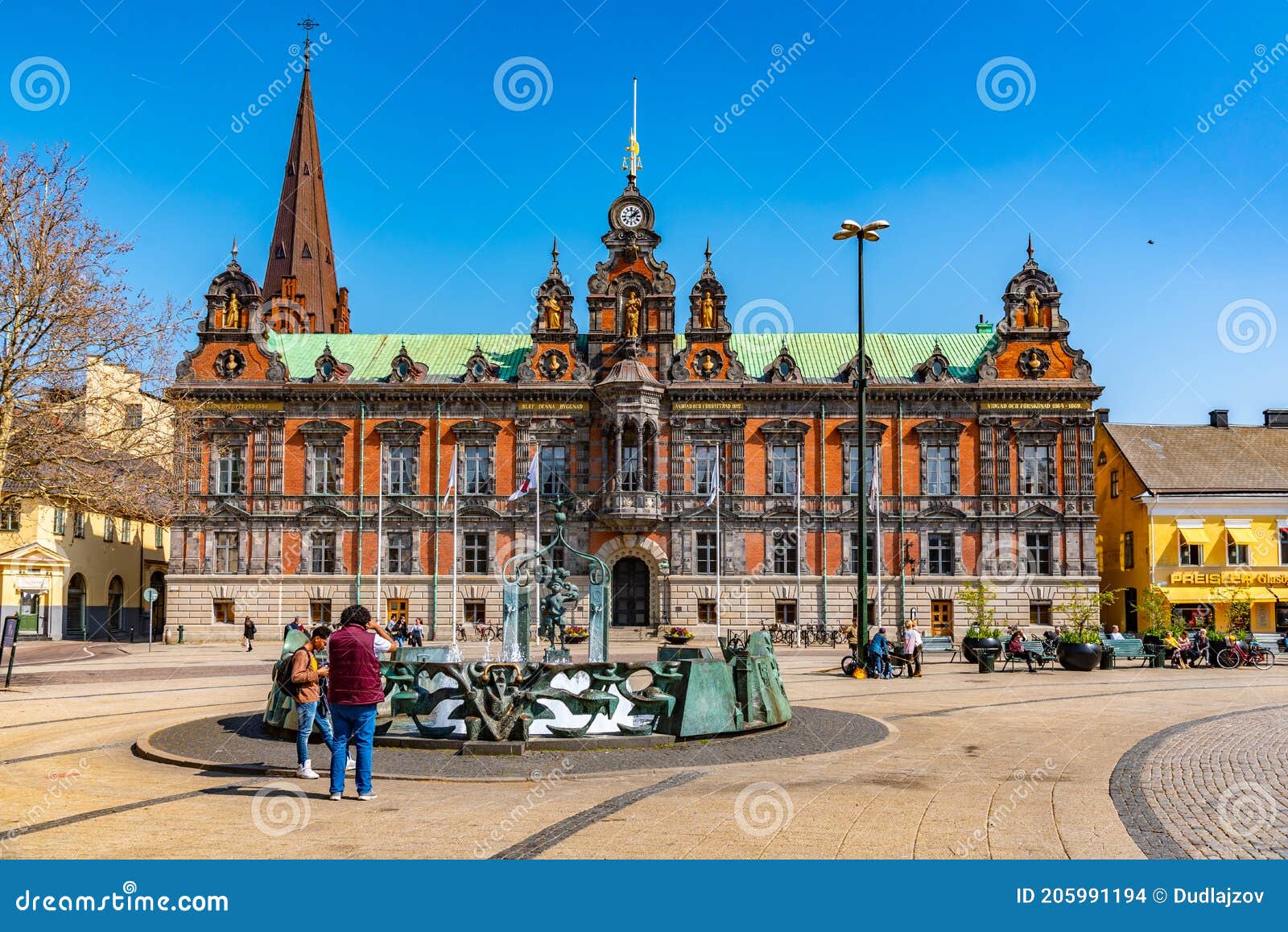 MALMO, SWEDEN, APRIL 24, 2019: People are Strolling in Front of the ...
