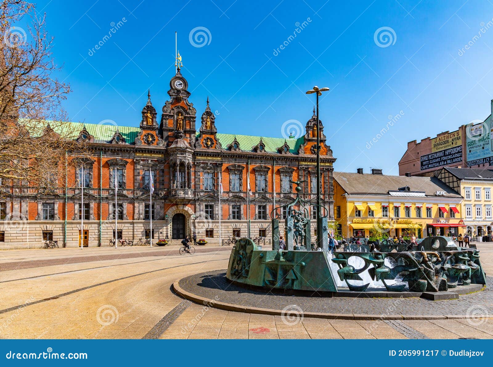 MALMO, SWEDEN, APRIL 24, 2019: People are Strolling in Front of the ...