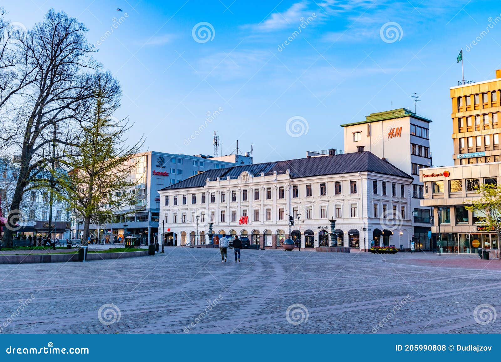 MALMO, SWEDEN, APRIL 24, 2019: View of Gustav Adolf Square in Malmo ...