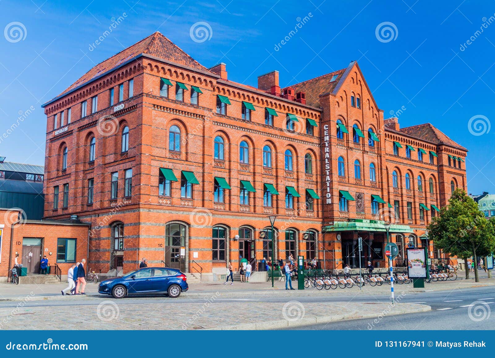 MALMO, SWEDEN - AUGUST 27, 2016: View of Central Train Station in Malmo ...